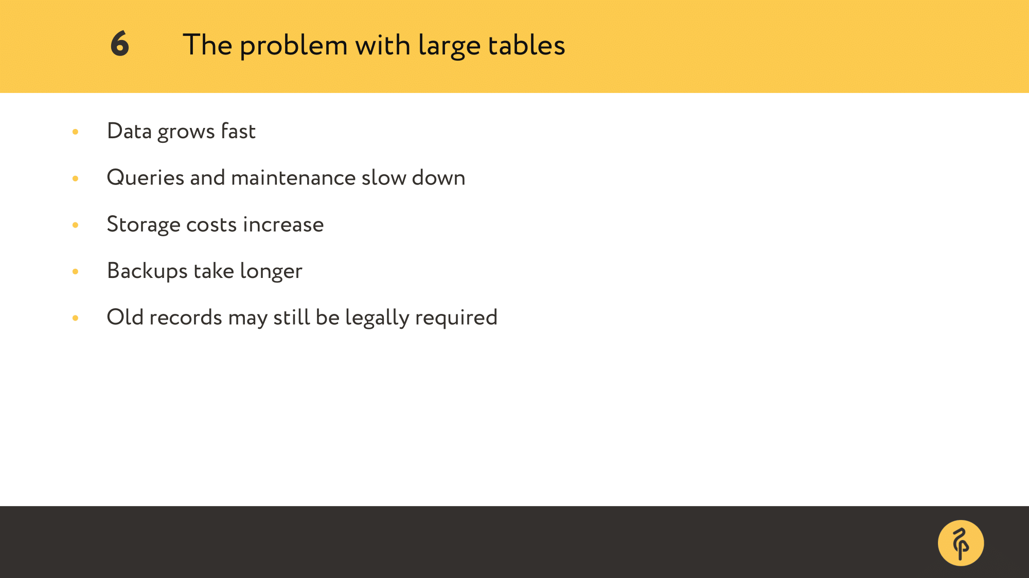 Data archiving and retention in PostgreSQL. Best practices for large datasets - Data Egret