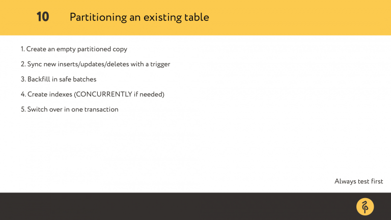 Data archiving and retention in PostgreSQL. Best practices for large ...