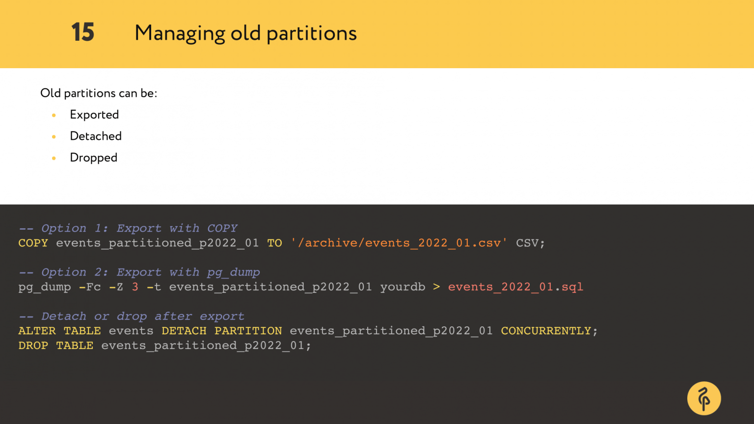 Data Archiving And Retention In Postgresql Best Practices For Large 6028